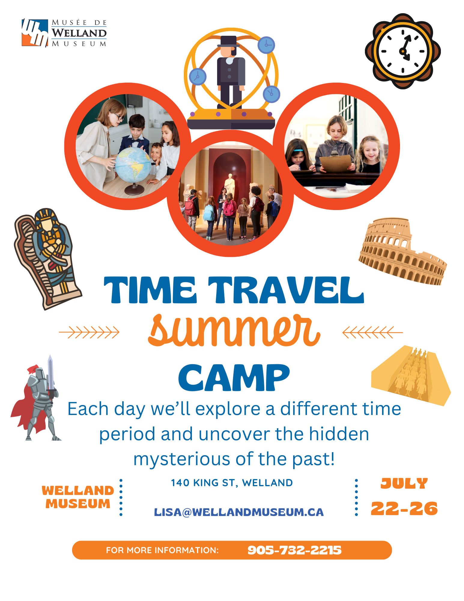 Summer Camp- Time Travel - Welland Museum