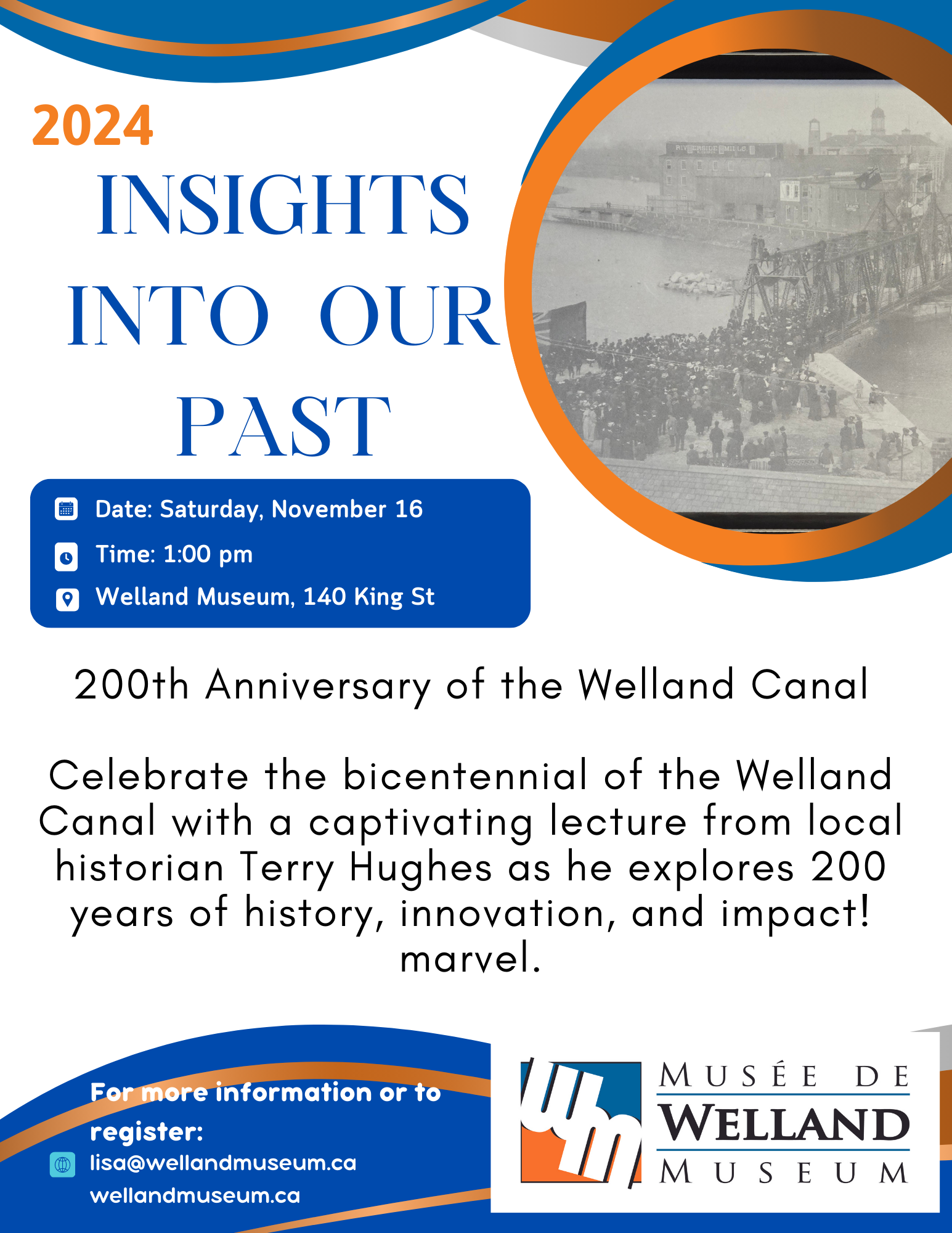 Insights Into Our Past- Welland Canal - Welland Museum