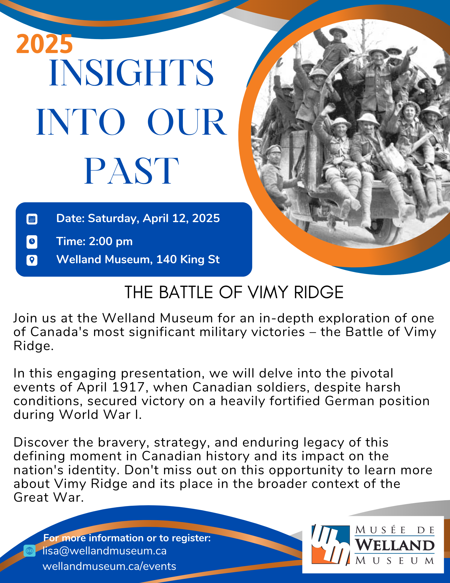 Insights Into Our Past: Battle of Vimy Ridge - Welland Museum